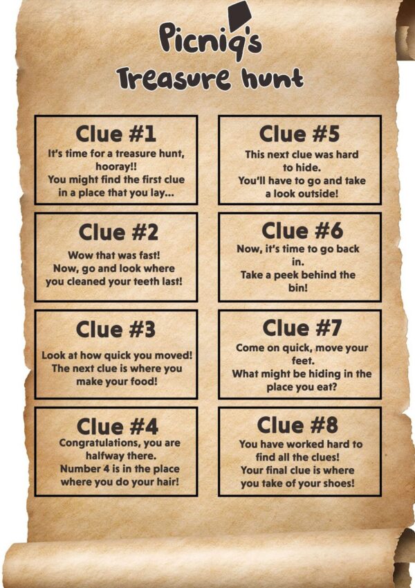 ¿CÓMO HACER una BÚSQUEDA del TESORO con PISTAS?